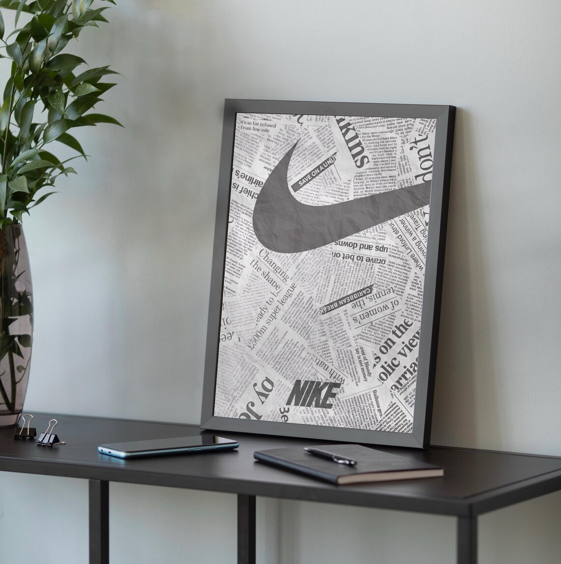 Newspaper Hype Poster Wall Art / Hype newspaper Urban Poster Print ...