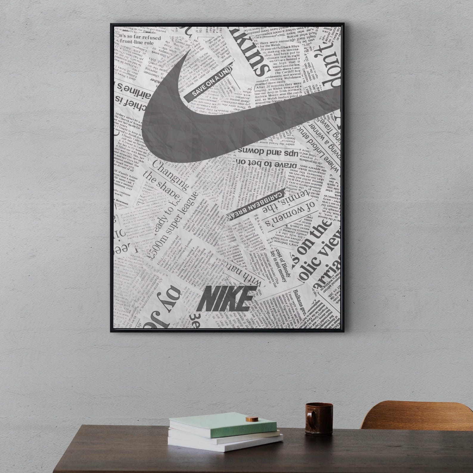 Newspaper Hype Poster Wall Art / Hype newspaper Urban Poster Print ...