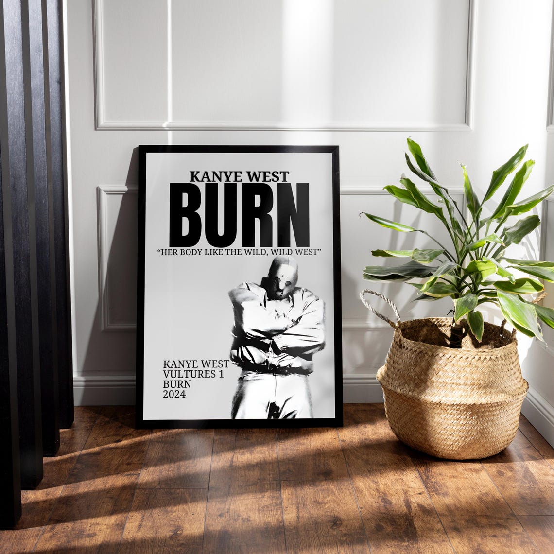 Kanye West Burn / Kanye West Poster Print / Music Print / Lyrics Poster ...
