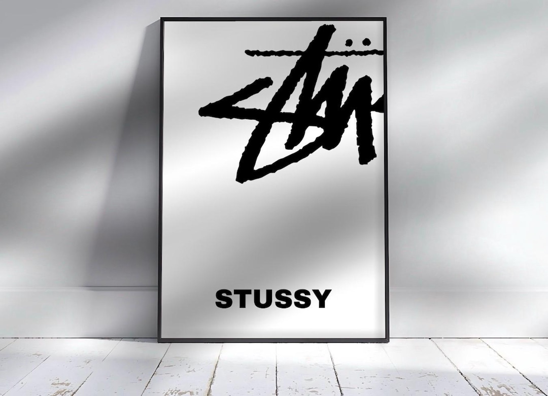 Stussy Poster Wall Art / Stussy Urban Poster Print / Poster, Hypebeast ...