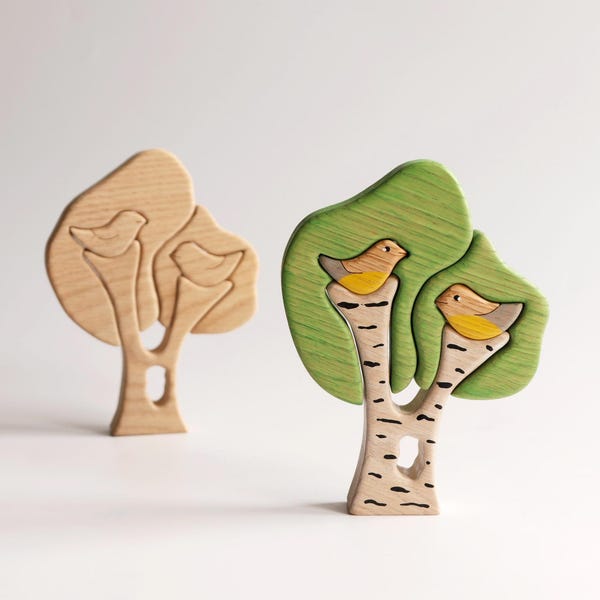 Wooden Tree Toy - Etsy