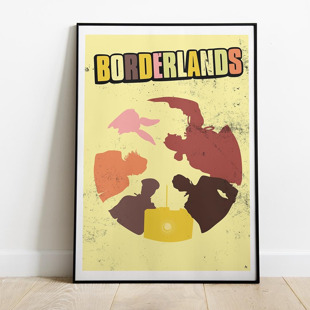 Borderlands Poster Video Game Poster, Minimalist Poster, Movie Poster ...