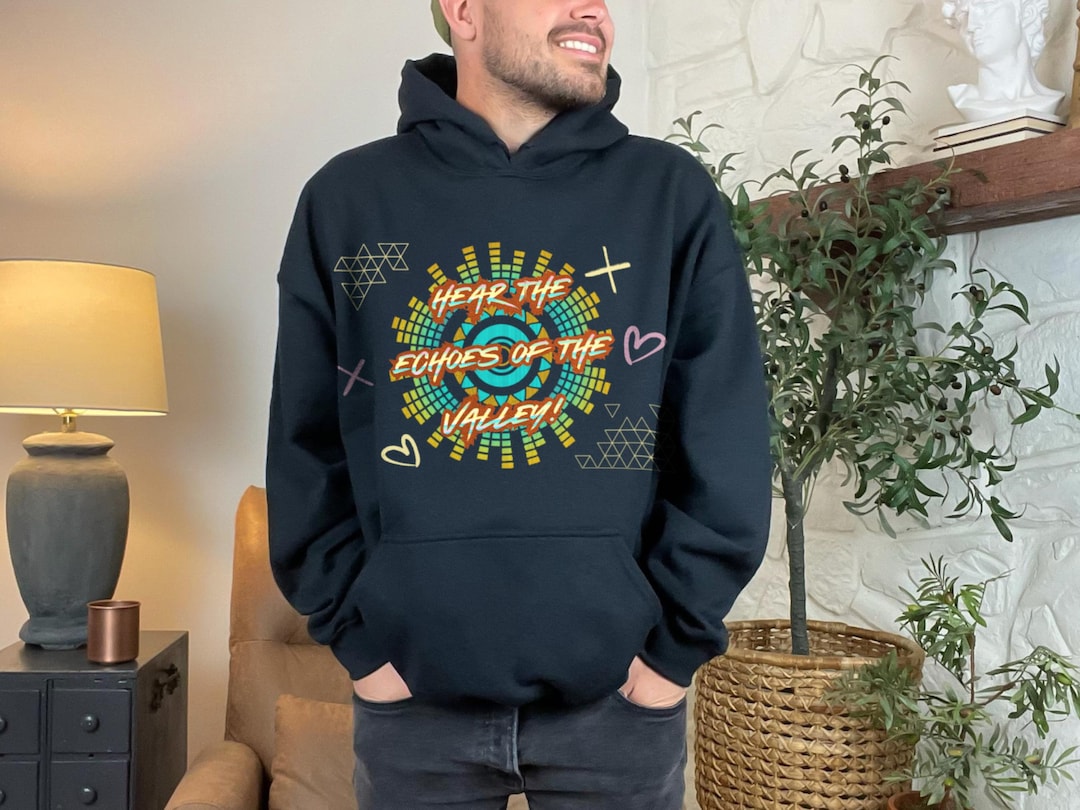 Xilonen Themed Hoodie, Genshin Impact, Sound Waves, Graffiti, Triangles ...