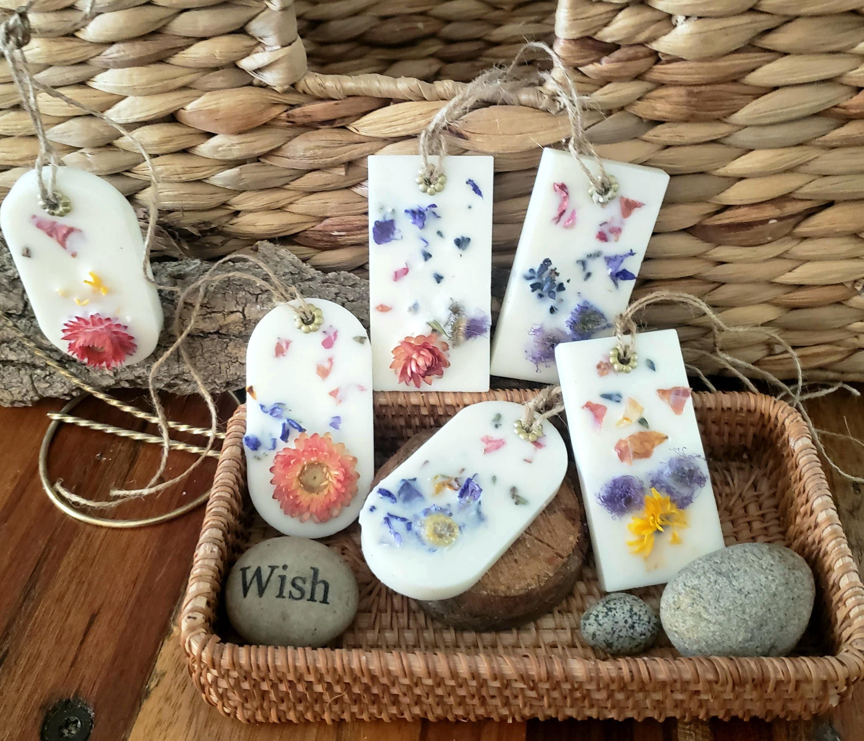 Scented Wax Sachets With Dried Flowers | Soy Wax Tablets | Scented ...