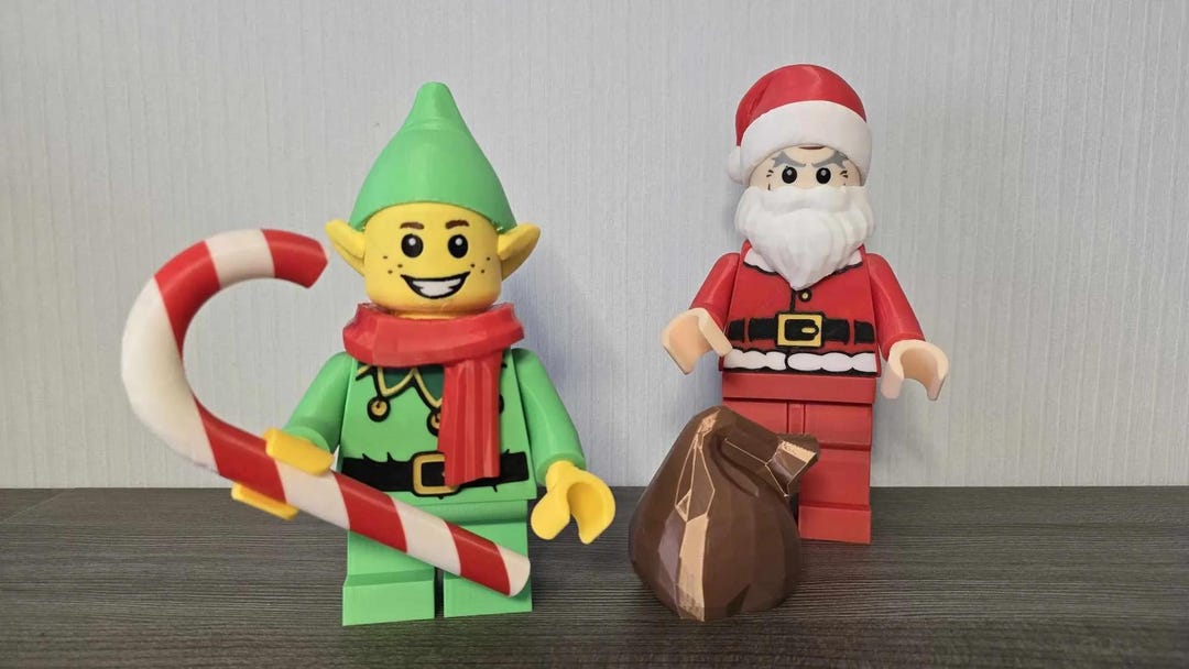 Big Brick Santa - Etsy