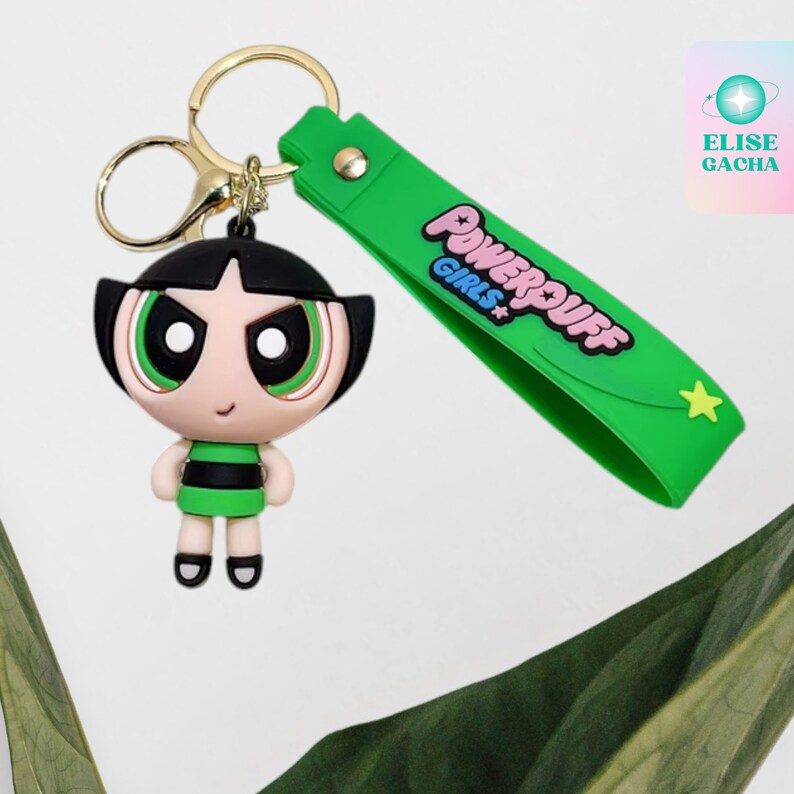 The Powerpuff Girls Keychain Set | Blossom, Bubbles & Buttercup ...