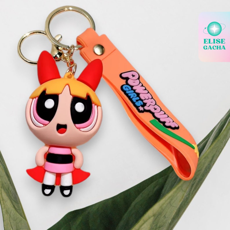 The Powerpuff Girls Keychain Set | Blossom, Bubbles & Buttercup ...