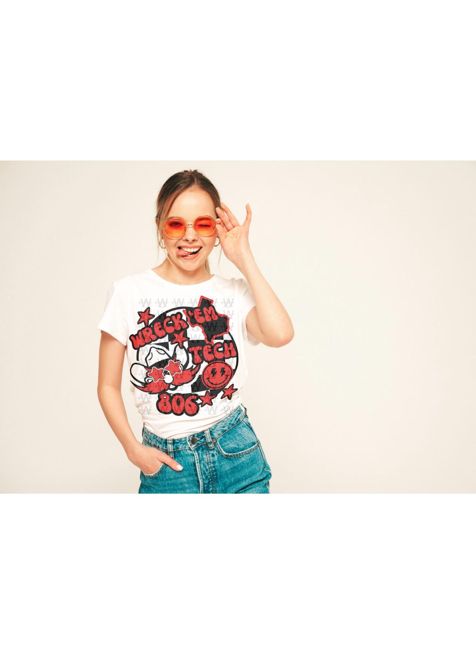 Preppy Texas Tech Png - Etsy