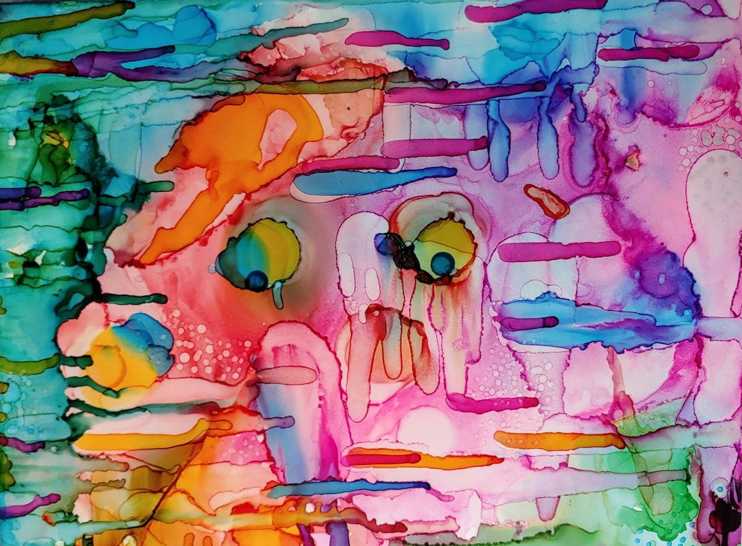 Eating Disorder: Original Abstract Painting Depicting Pain and Anxiety ...