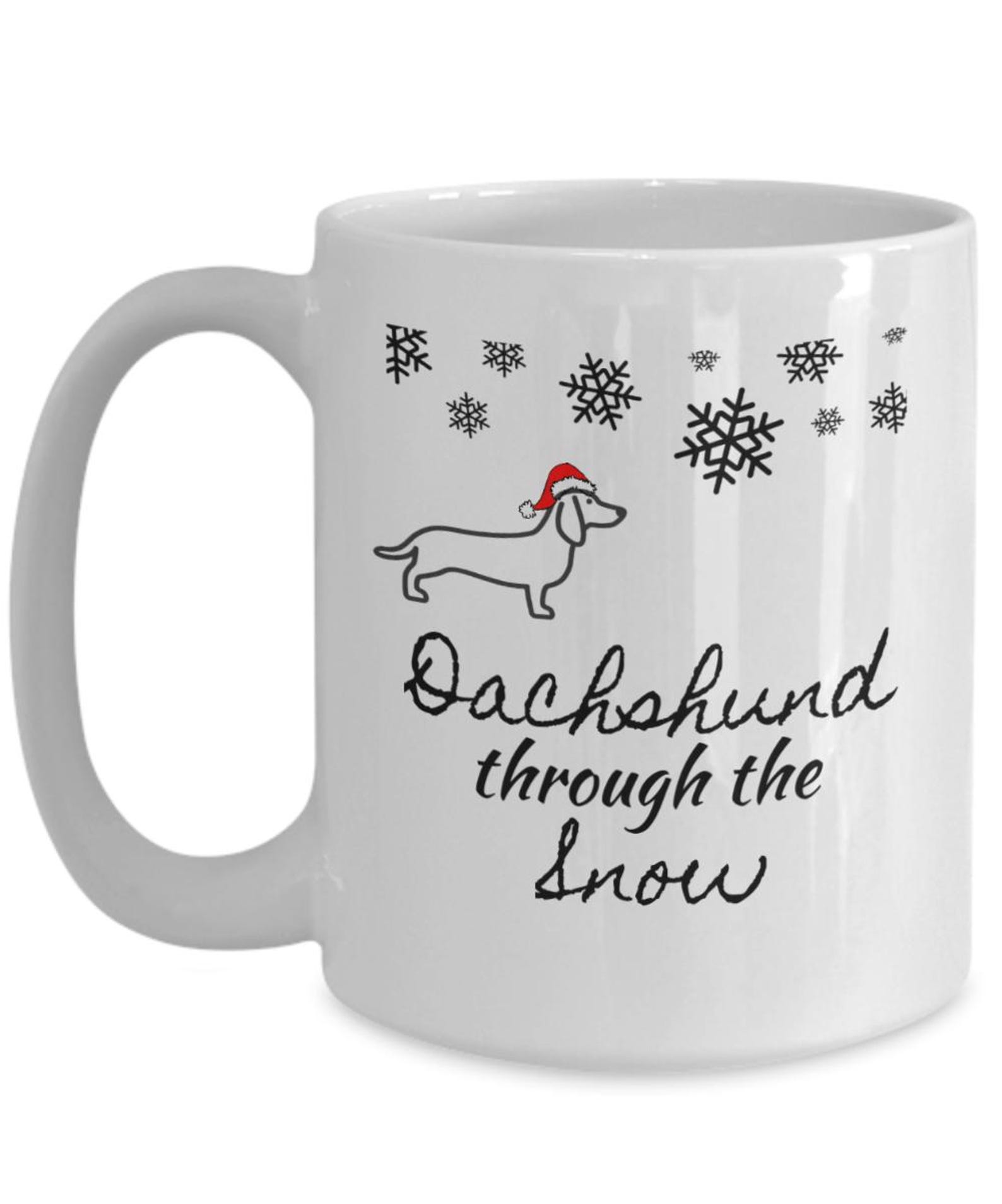 Dachshund Through the Snow, Winter, Christmas, Dachshund, Dog, Gift ...