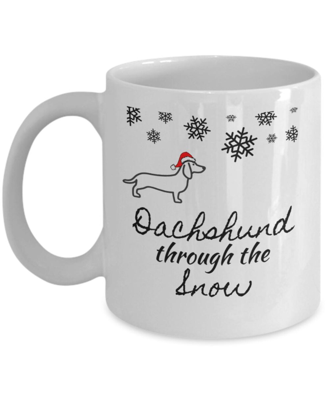 Dachshund Through the Snow, Winter, Christmas, Dachshund, Dog, Gift ...