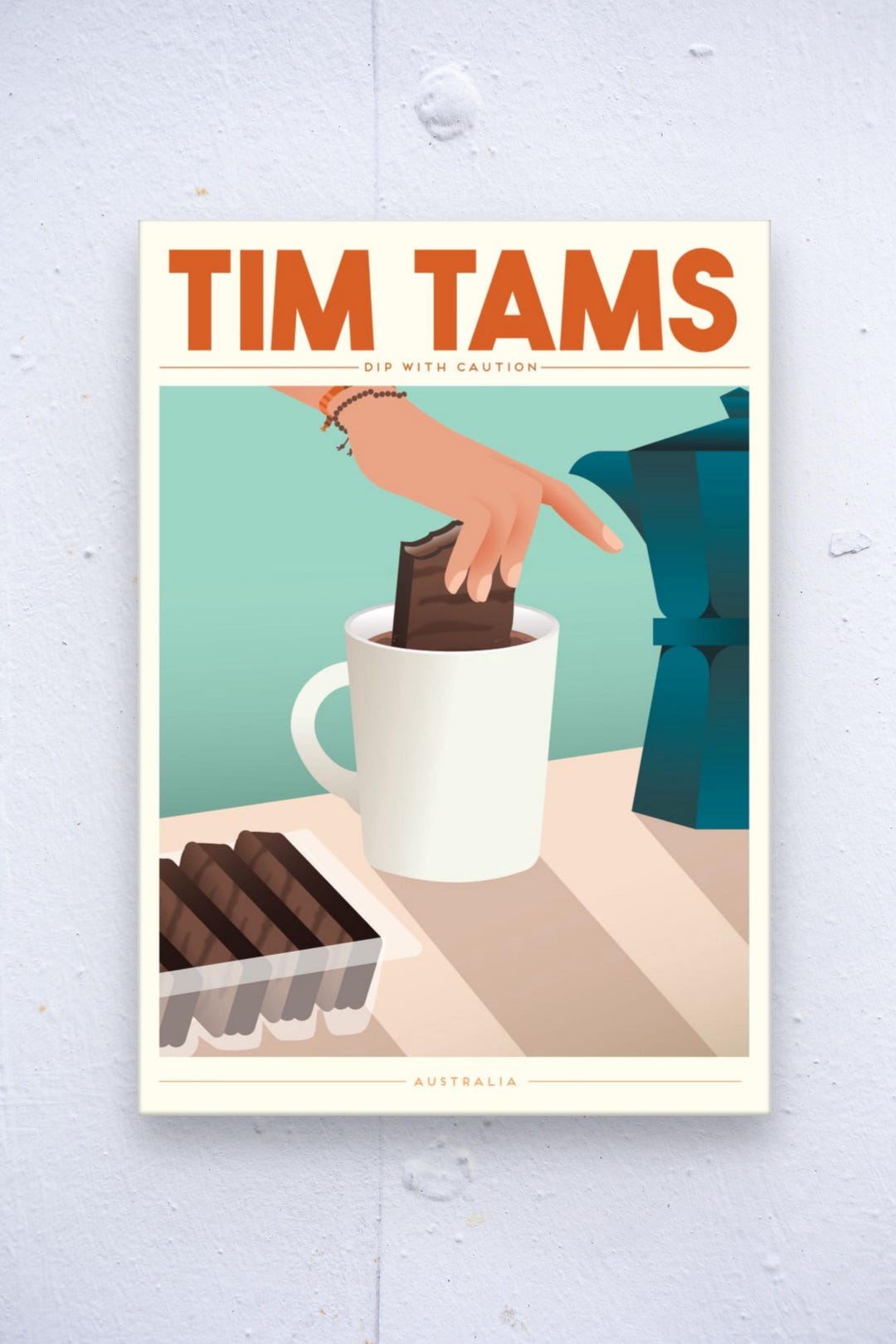Tim Tams - Aussie Food Poster - Etsy