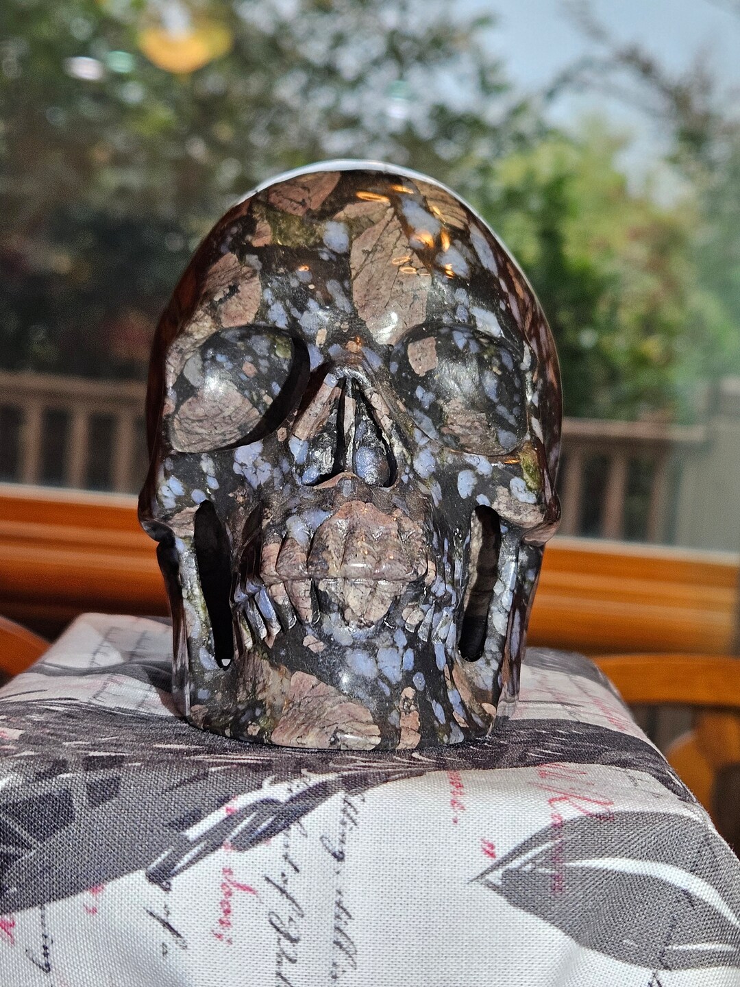 Marvelous Big 5 Inch Blue Que Sera Skull - Etsy