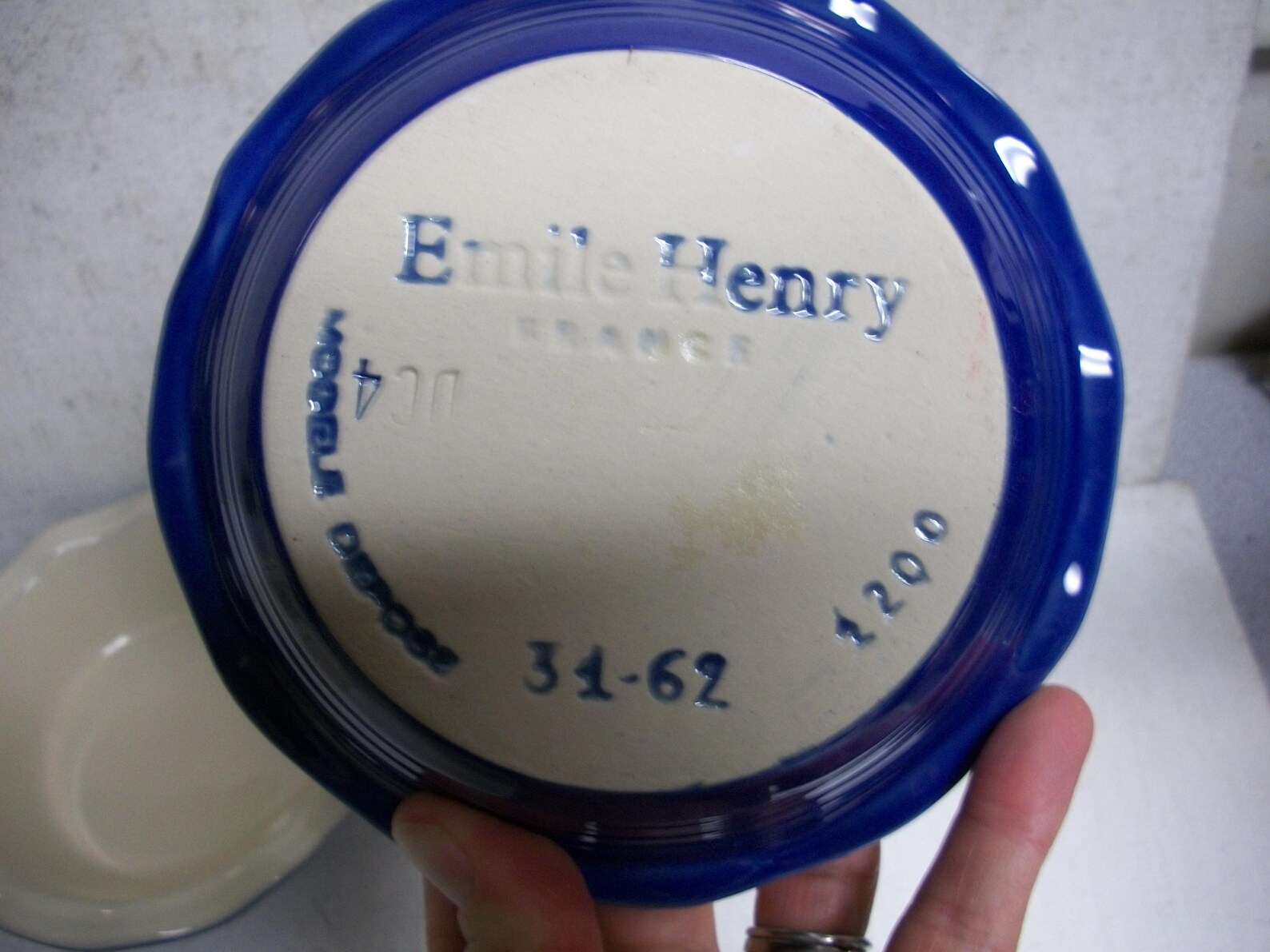 2 Emile Henry France Mini Pie Plates BLUE - Etsy