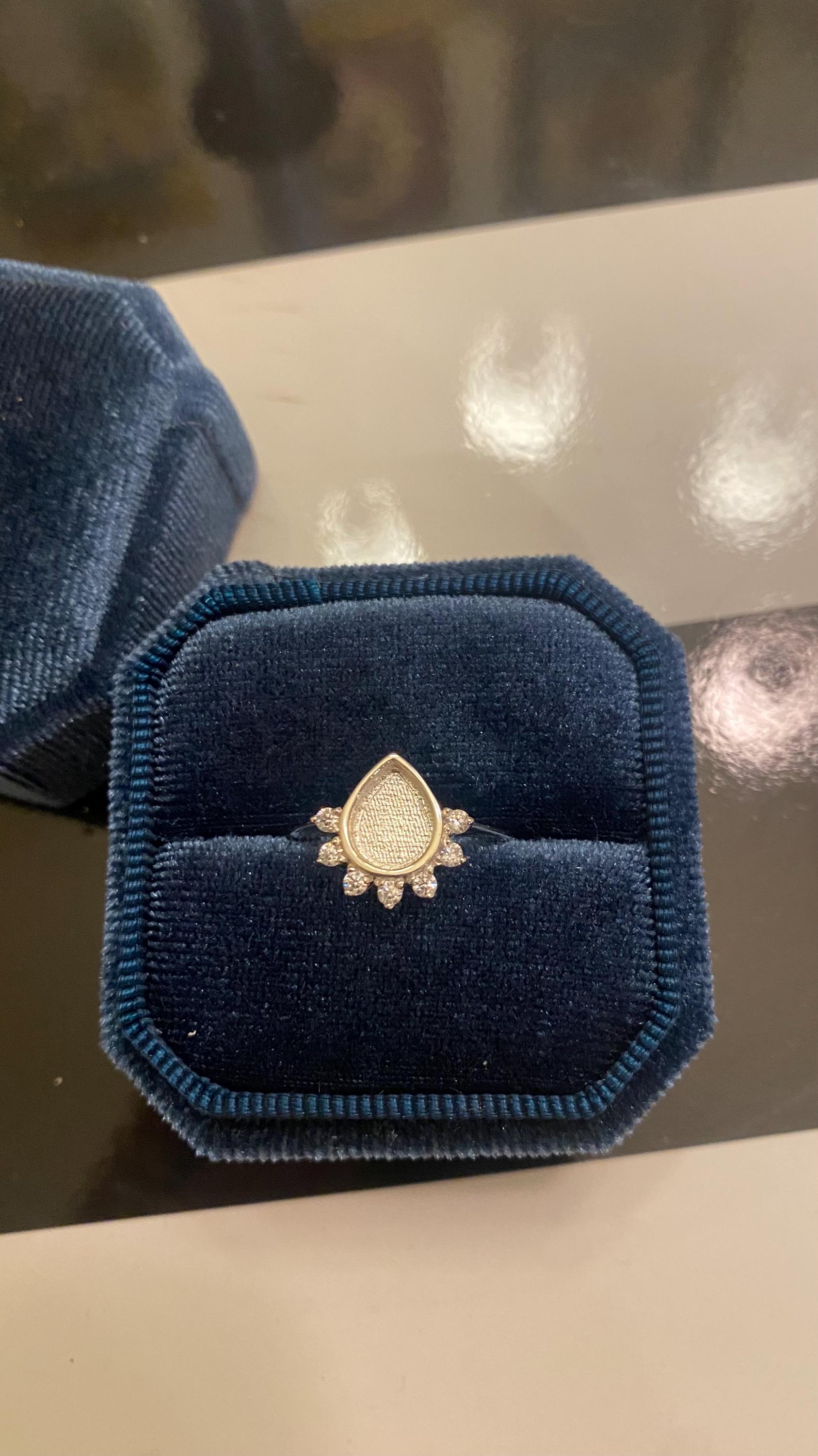 Cremation Memorial Ring Jewelry .925 Sterling Silver and CZ W/ Resin - Etsy