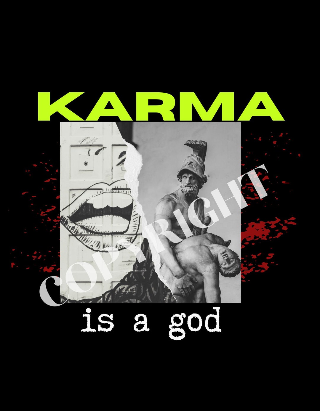 Karma is a God Taylor Swift PNG/PDF Download - Etsy