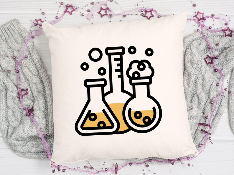 Chemistry SVG Bundle: Science Clipart, Test Tube Graphics (digital ...