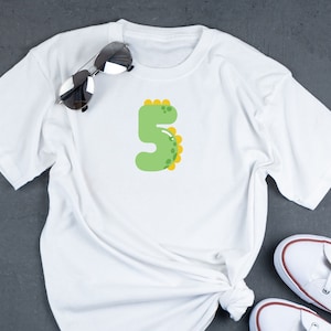 Dinosaur Numbers 0-9 SVG Bundle: Birthday Party Decor (digital Download ...