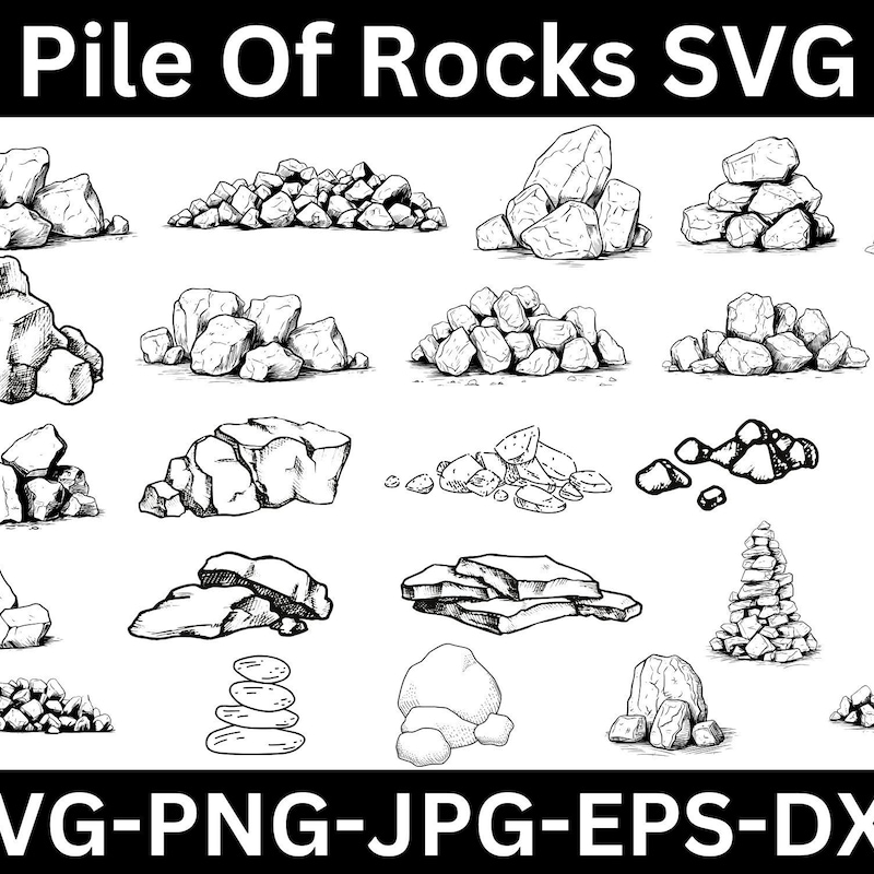 Stacked Rocks - Etsy