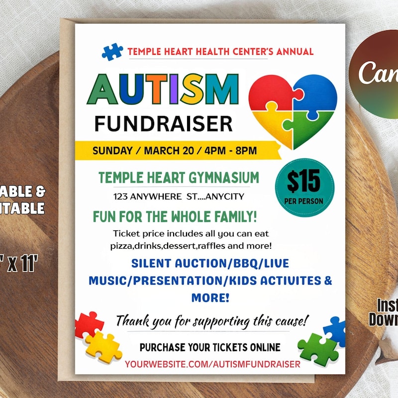 Autism Awareness Flyers - Etsy