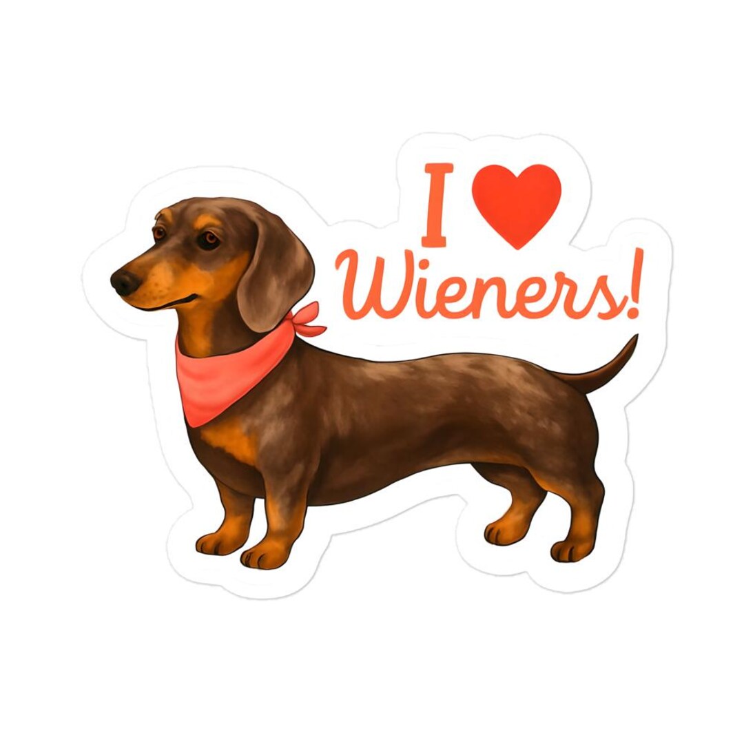 Wiener Dog Stickers - Etsy