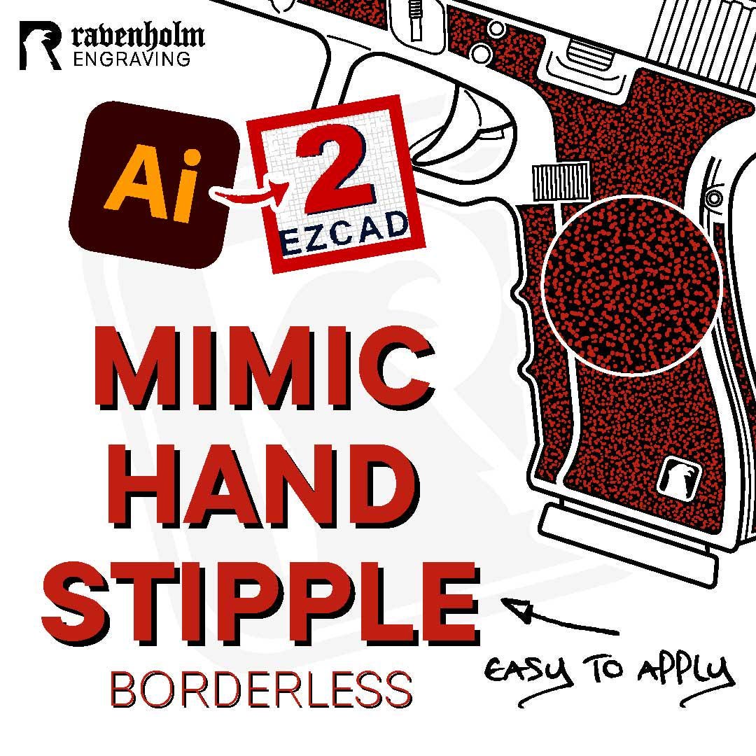 Mimic Hand Stipple Borderless Pattern - Etsy
