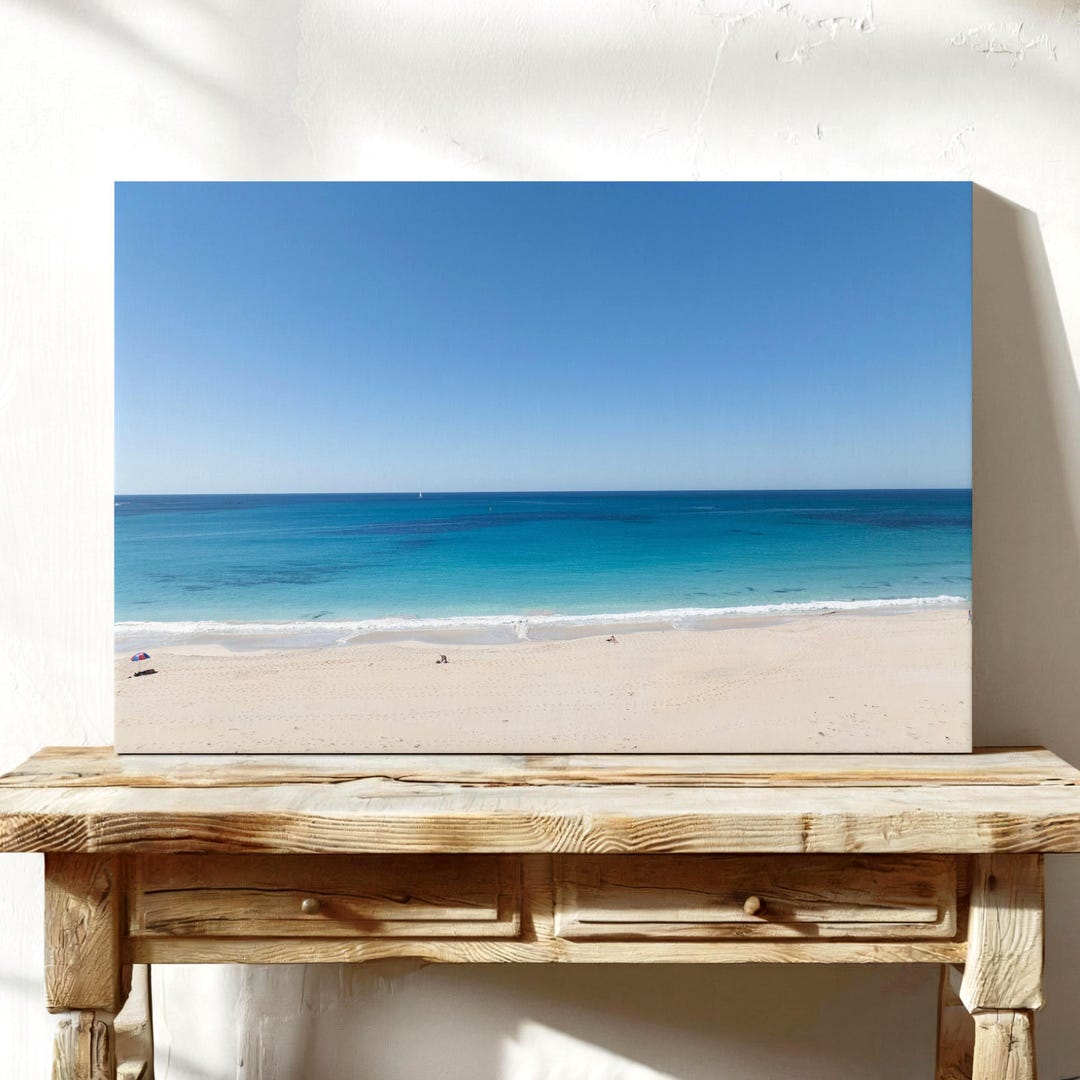 Seascape Wall Art Prints Nature, Summer Poster Canvas, Sea & Sand ...