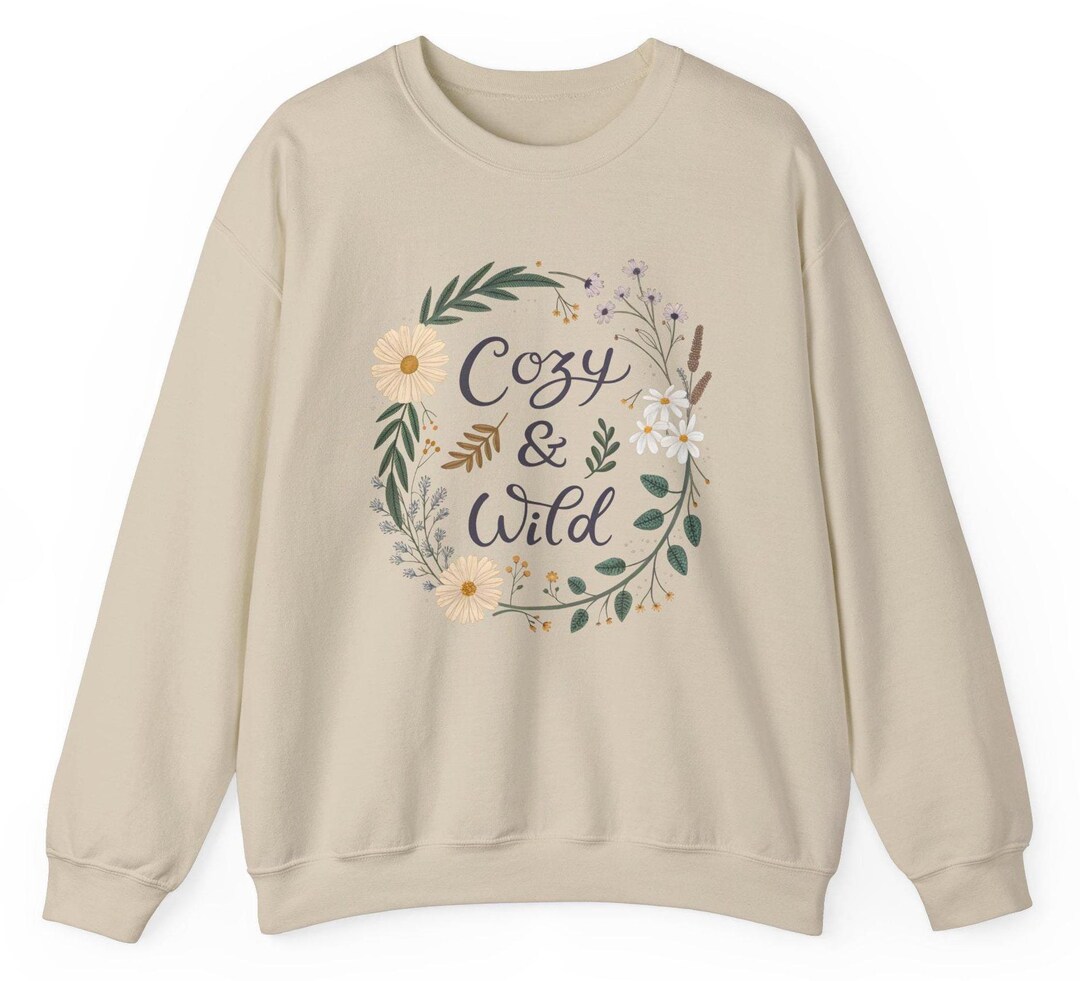 Cozy & Wild-floral Cottagecore Design. Cottagecore Aesthetic With ...