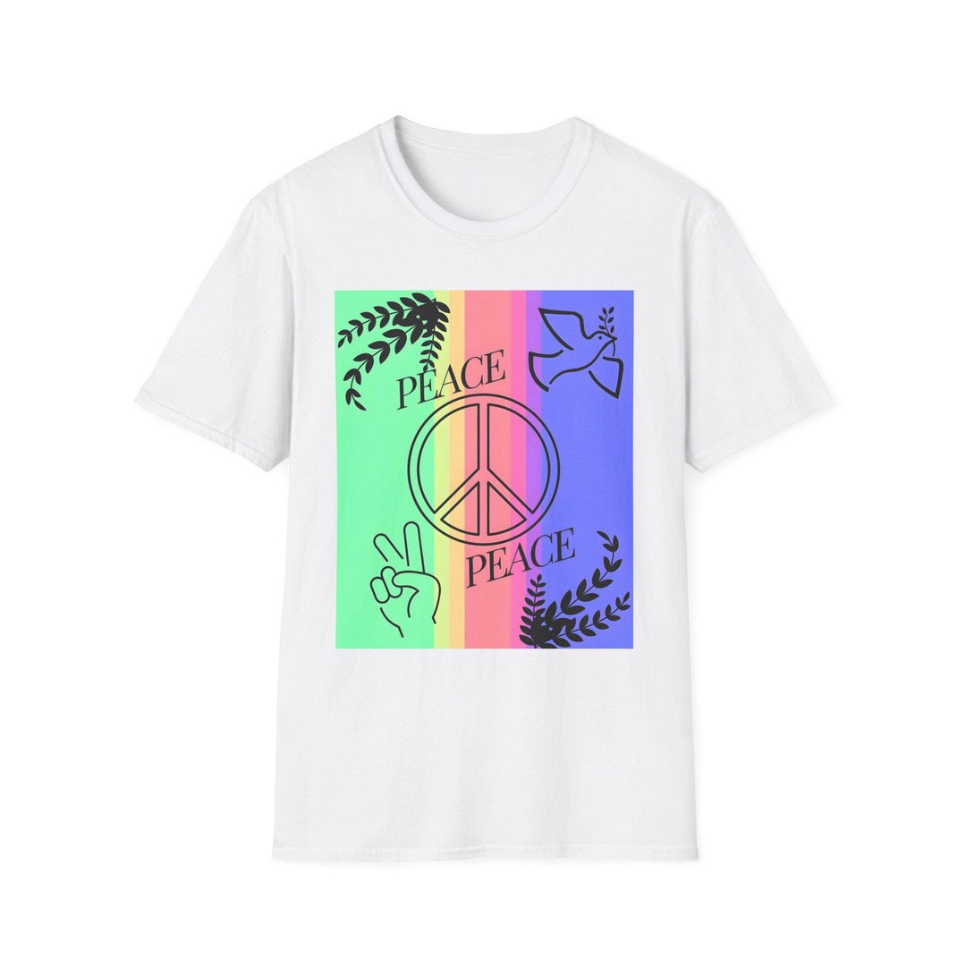 PEACE, the Features Symbols and Text Associated With Peace by Colorful ...