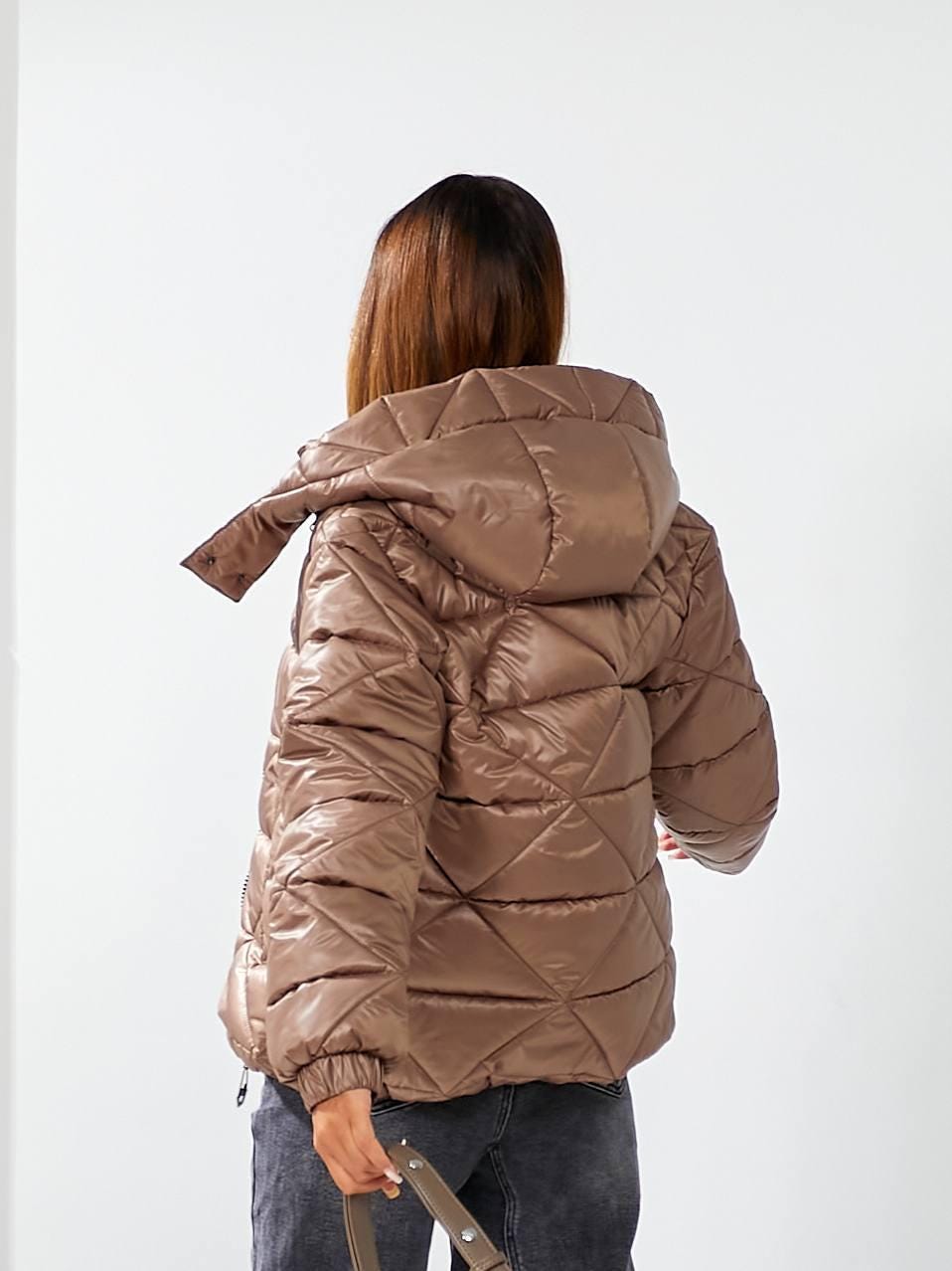 Stylish Oversized Puffer Jacket for Women, Quilted Warm Winter Puffer ...