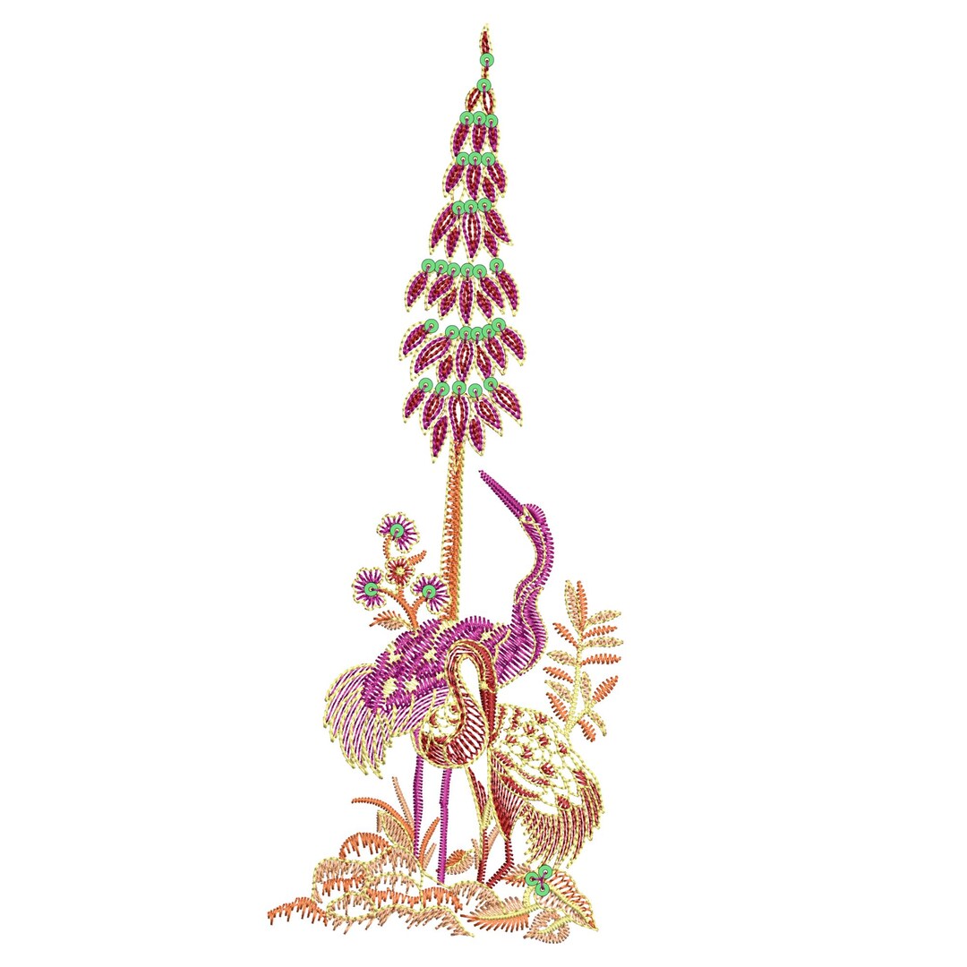 Bird Embroidery Design | Digital Download | Wilcom DST PES EXP Jef ...