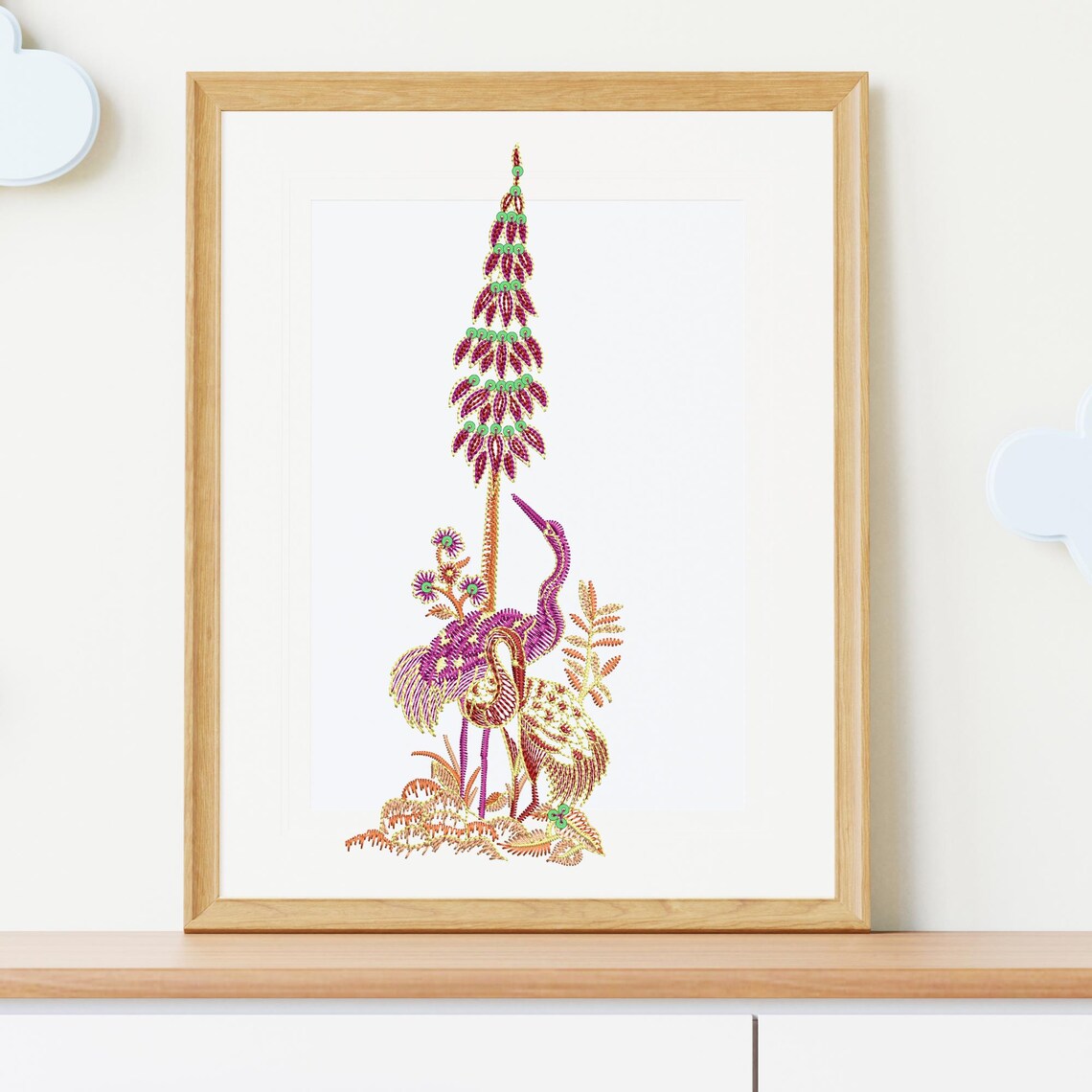 Bird Embroidery Design | Digital Download | Wilcom DST PES EXP Jef ...