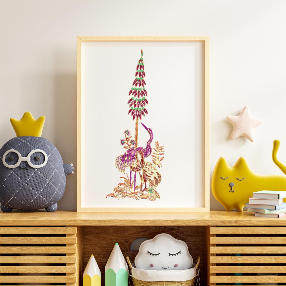 Bird Embroidery Design | Digital Download | Wilcom DST PES EXP Jef ...