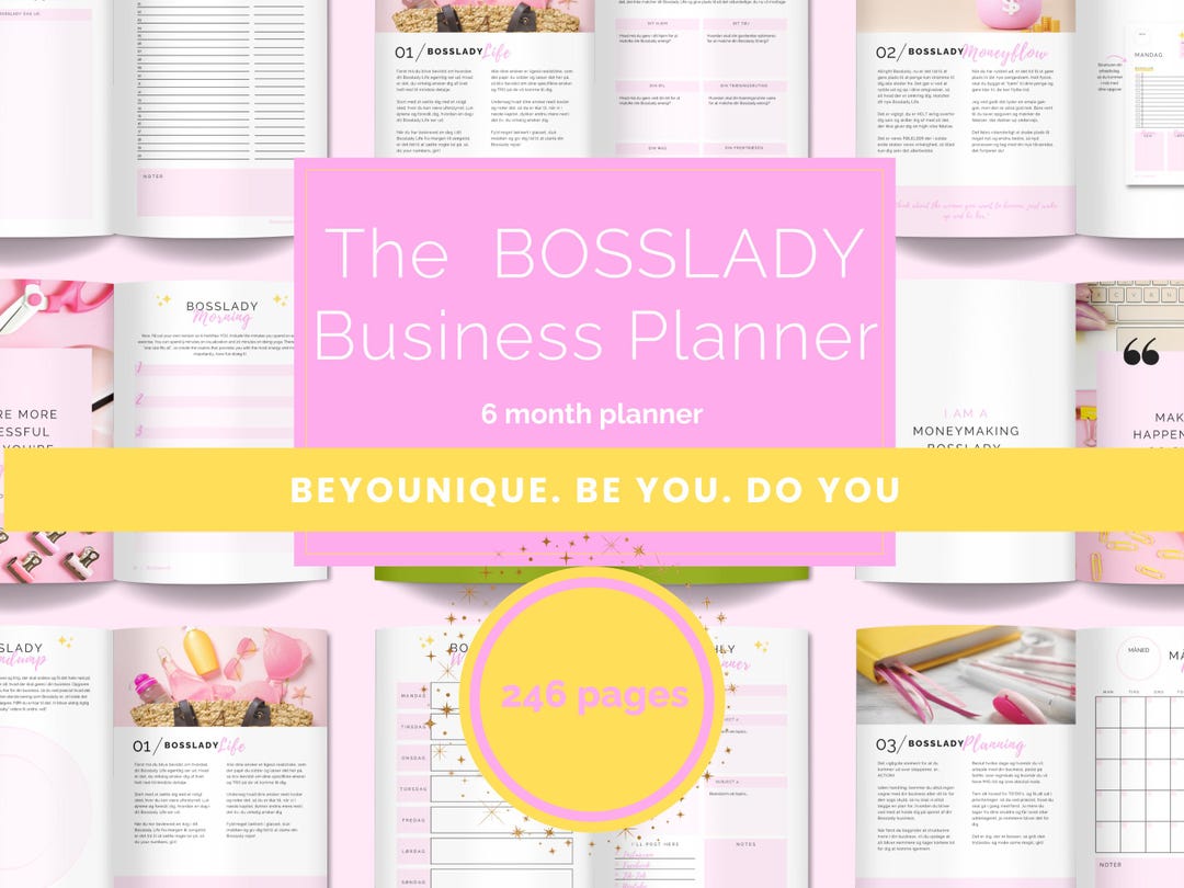 The BOSSLADY Digital Business Planner, Motivational Planner, Business ...