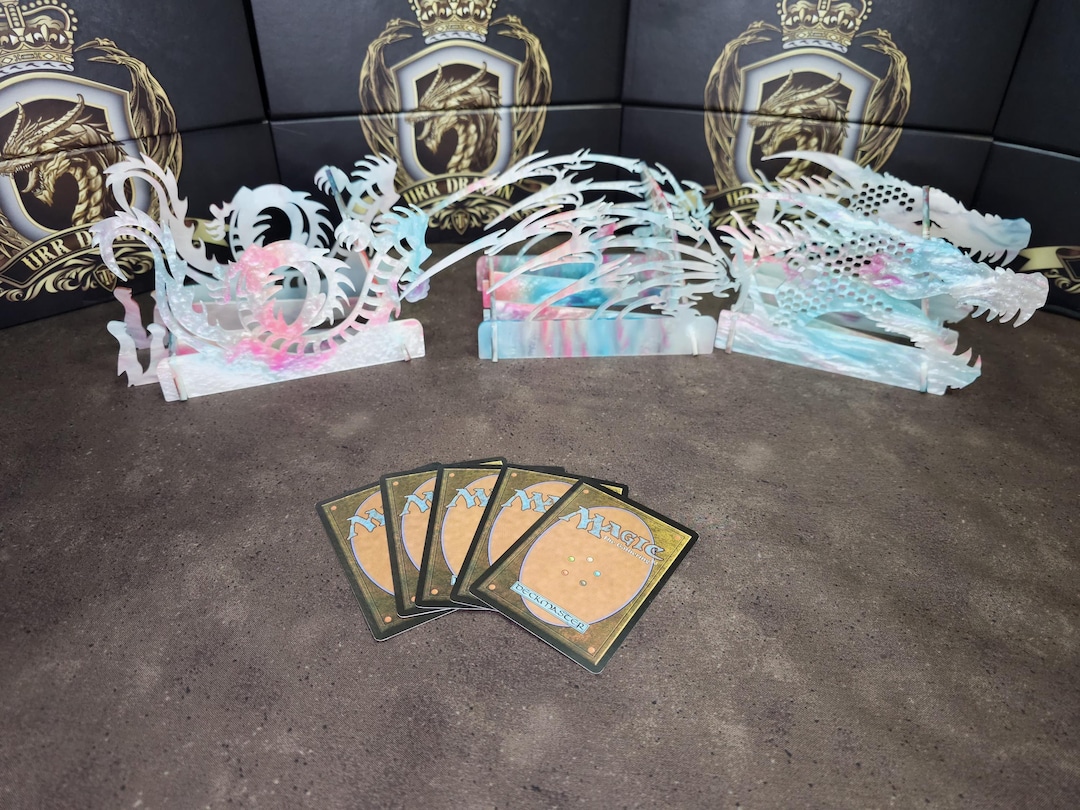 ICE VEIN - Magic the Gathering Deck Box - Dragon Design Card Organizer ...