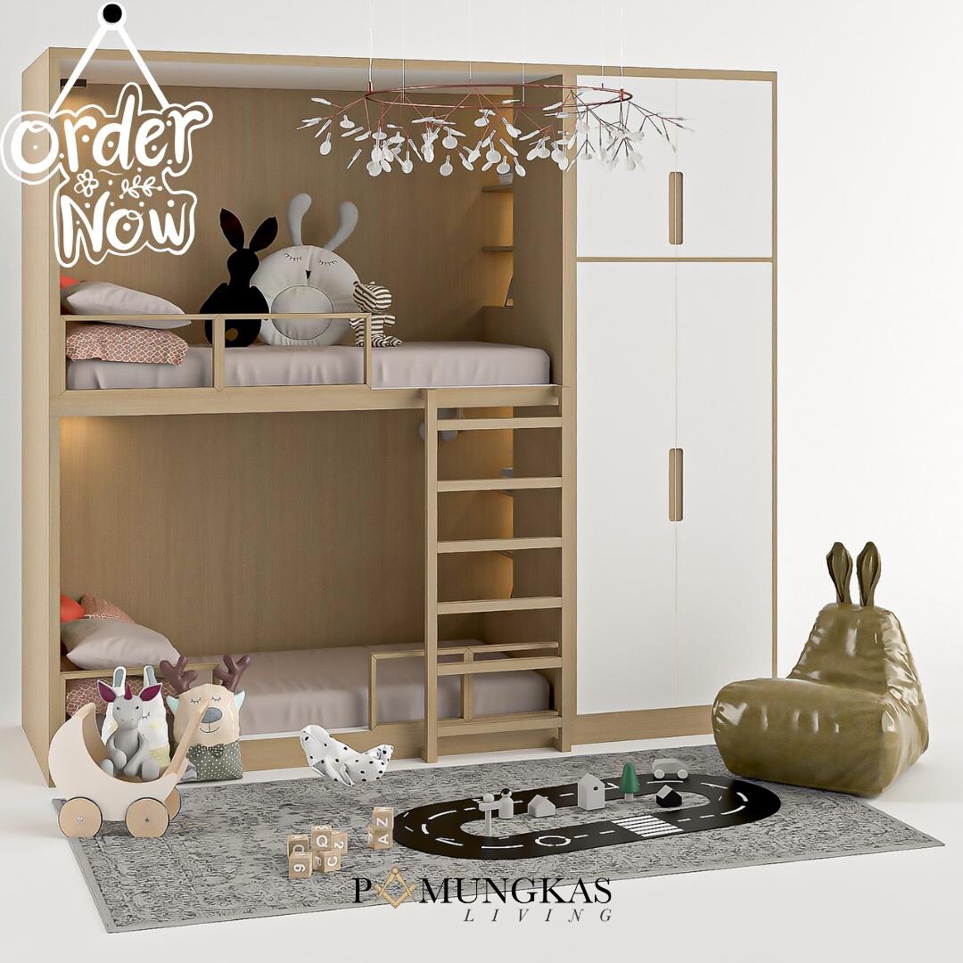 Pluto-type Bunk Beds PLUTO Bunk Bed Minimalist, Functional, and Durable ...