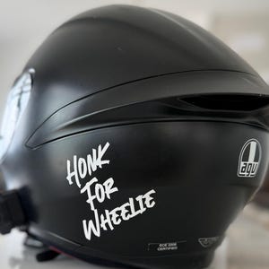 Honk for Wheelie Decal | High Quality Vinyl Decals X2 - Etsy