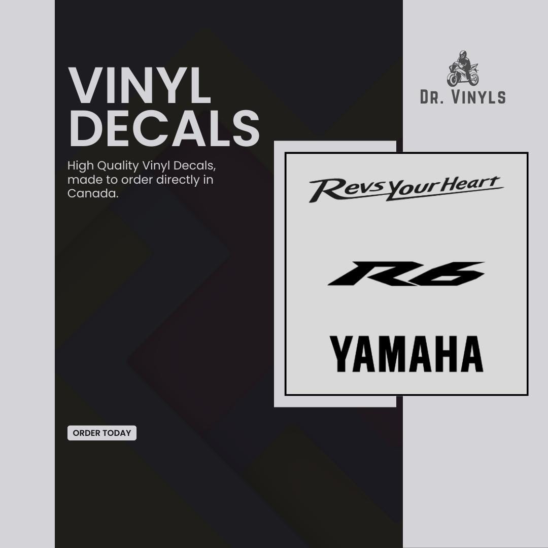 Yamaha R6 Complete Decal Kit Minimalist Edition - Etsy