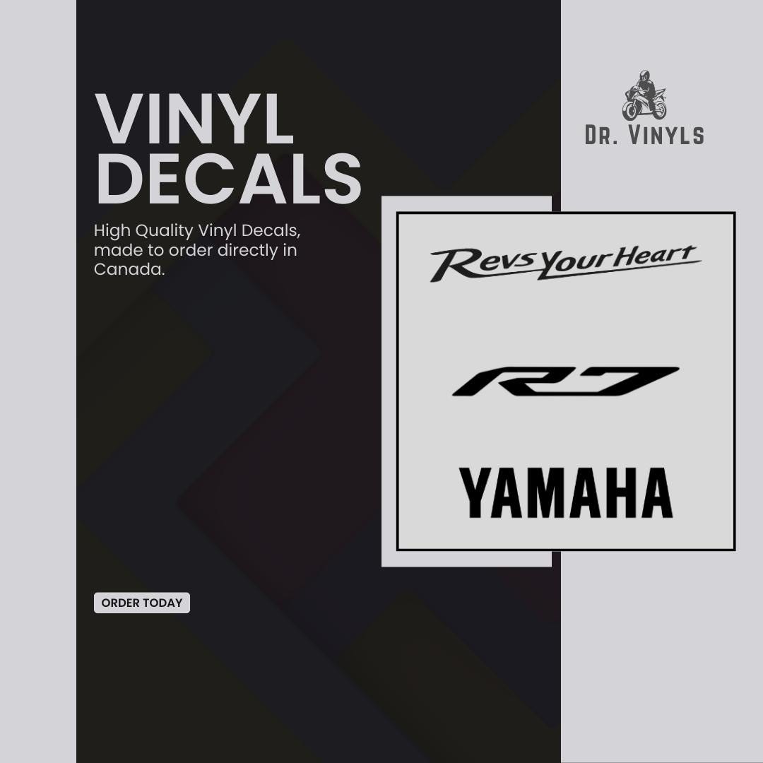 Yamaha R7 Complete Decal Kit Minimalist Edition - Etsy