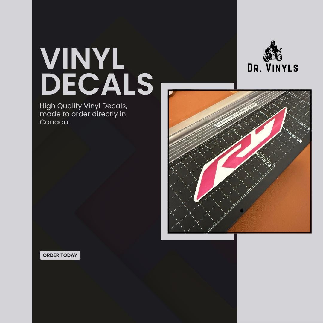 Pink Yamaha R7 Decal | Aftermarket Vinyl Decals X2 - Etsy