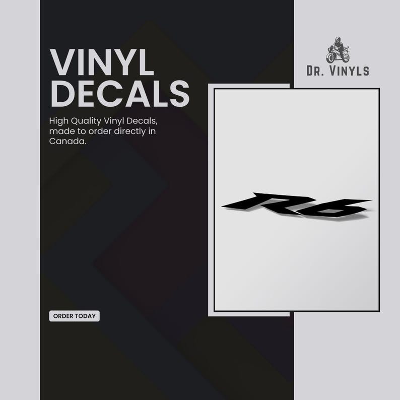 Yamaha R6 Logo Decal/sticker 2001-2016 - Etsy