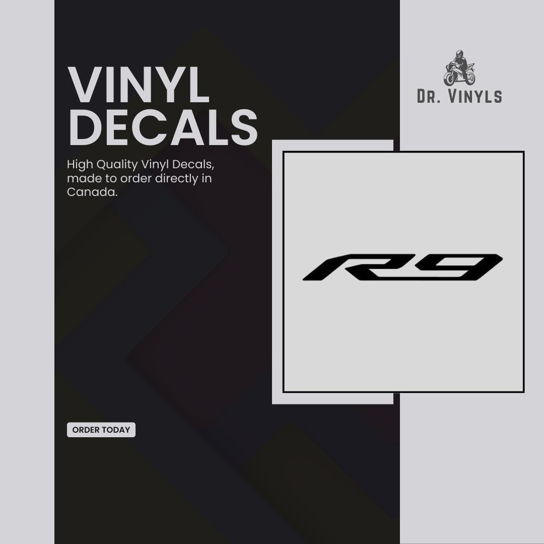 Yamaha R9 Decal | Aftermarket Vinyl Decals X2 - Etsy