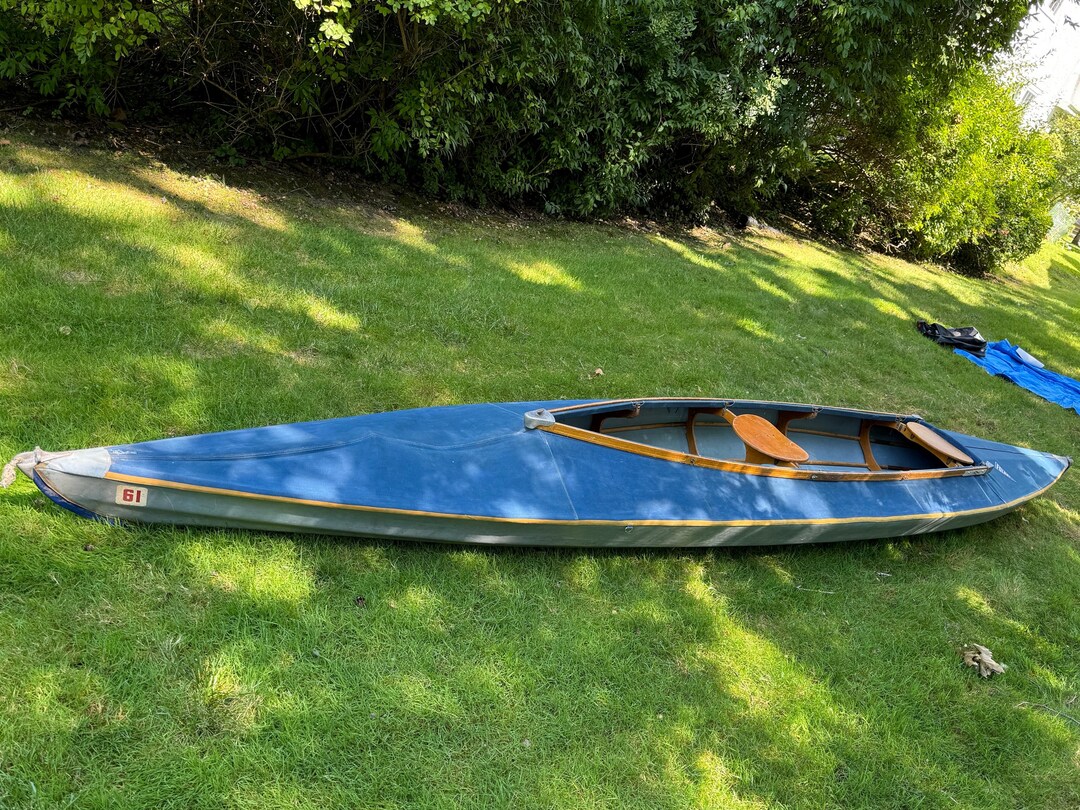 Antique 1950 Folbot Super 17 Kayak Complete Excellent Condition - Etsy