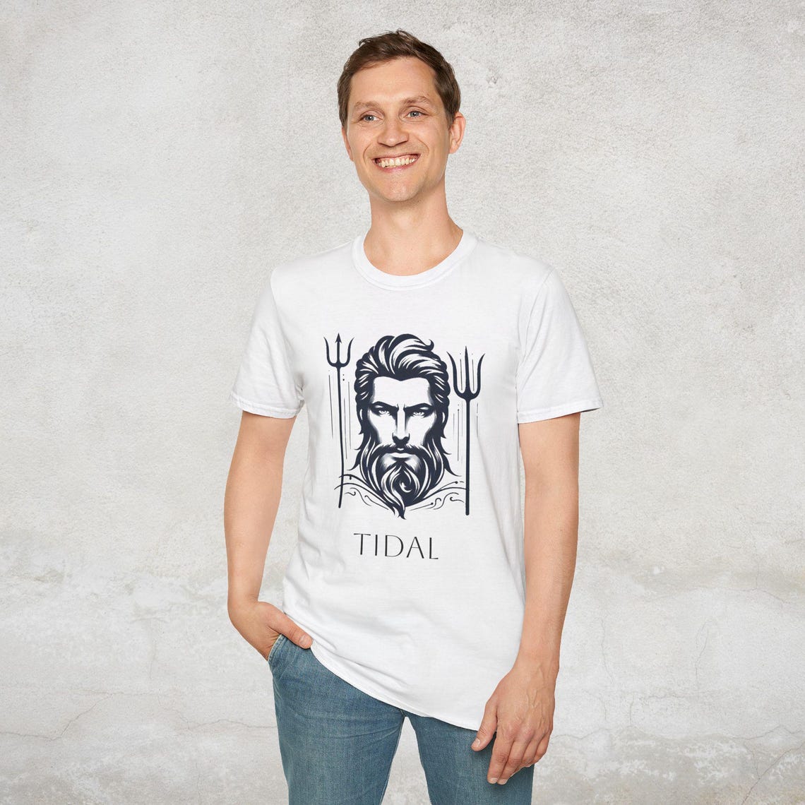 Tidal Power Poseidon T-shirt: Greek God of the Sea Mythology-inspired ...