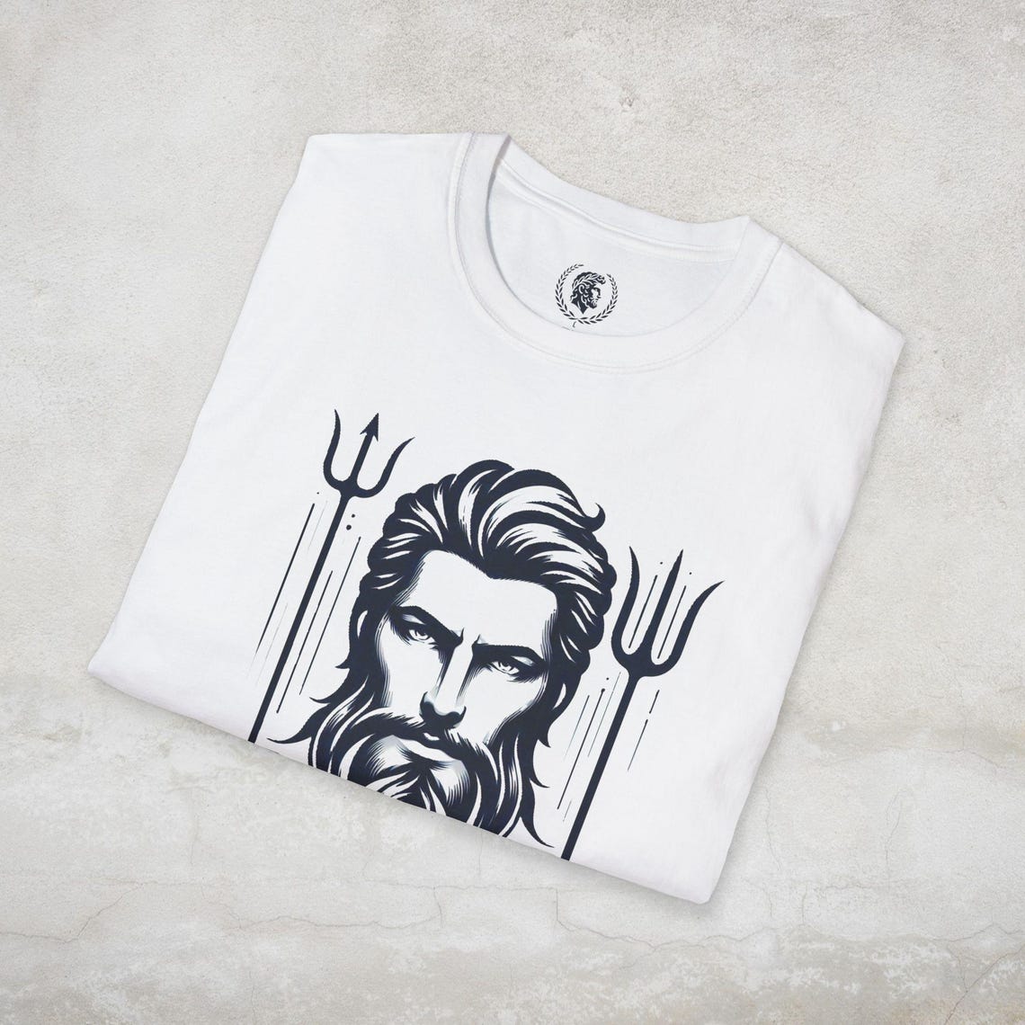 Tidal Power Poseidon T-shirt: Greek God of the Sea Mythology-inspired ...