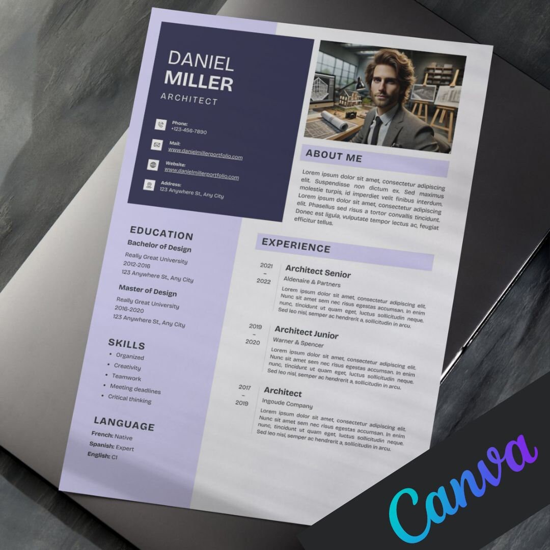 Resume Template, Cover Letter, CV Template, Professional Resume ...