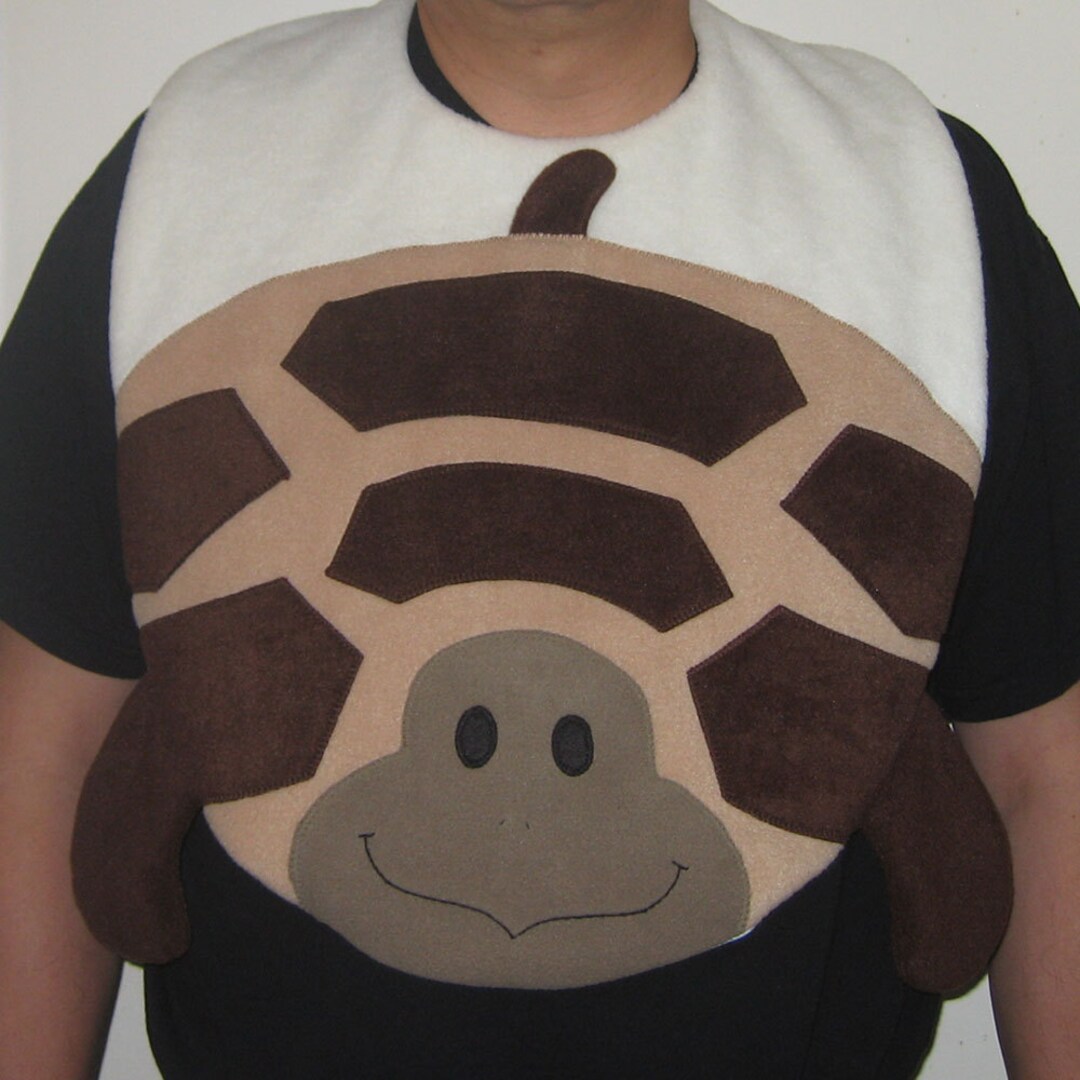 Adult Turtle Bib, Adult Bib, Clothing Protector, Men and Women Adult ...