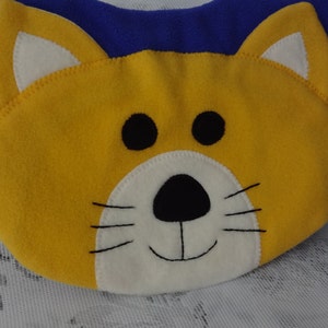 Cat Bib, Infant Baby Bib, Animal Reversible Fleece Bib, Animal Bib ...