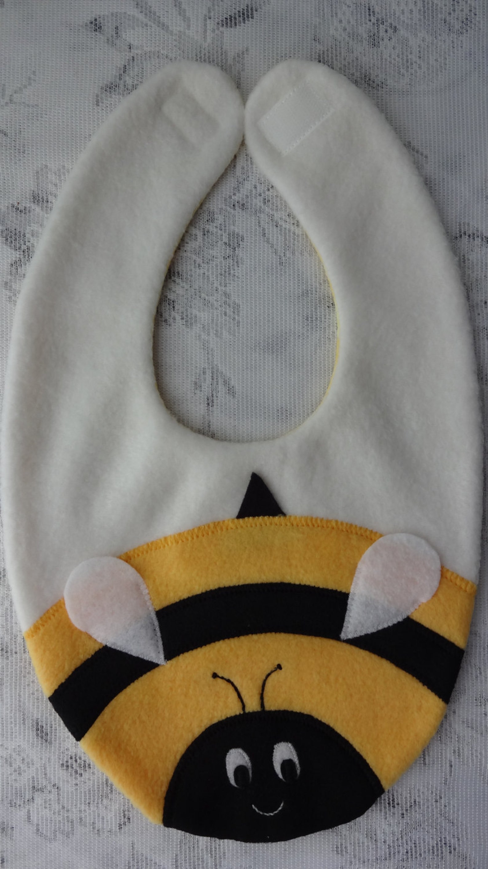 Bee Bib Bumble Bee Bib Infant Baby Bib Animal Reversible - Etsy