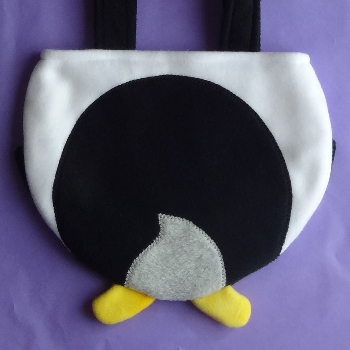 Penguin Purse, Penguin Bag, Toddler Girl Children Purse, Animal Fleece ...